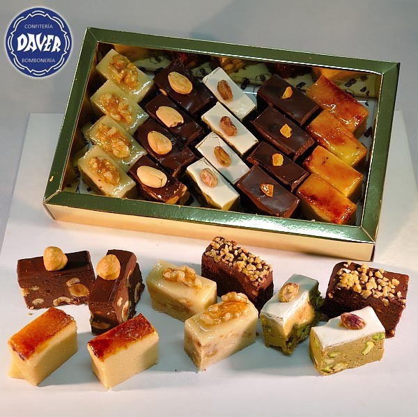 Surtido miniturrón caja 20 u. | Confitería y Pastelería Daver